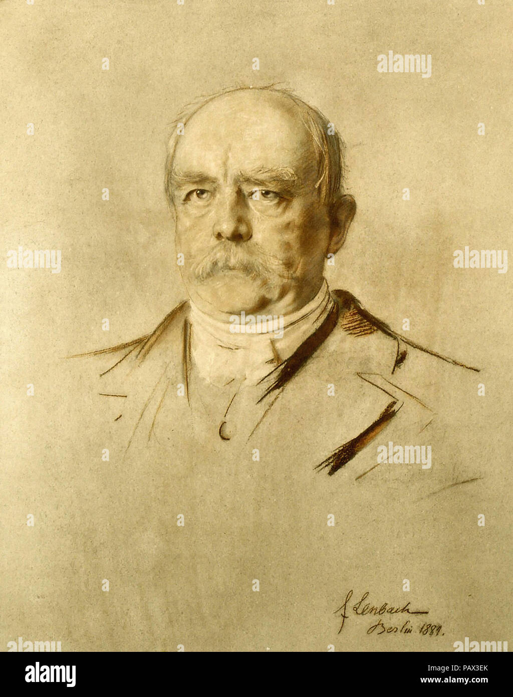 Franz Von Lenbach Otto Bismarck High Resolution Stock Photography and ...