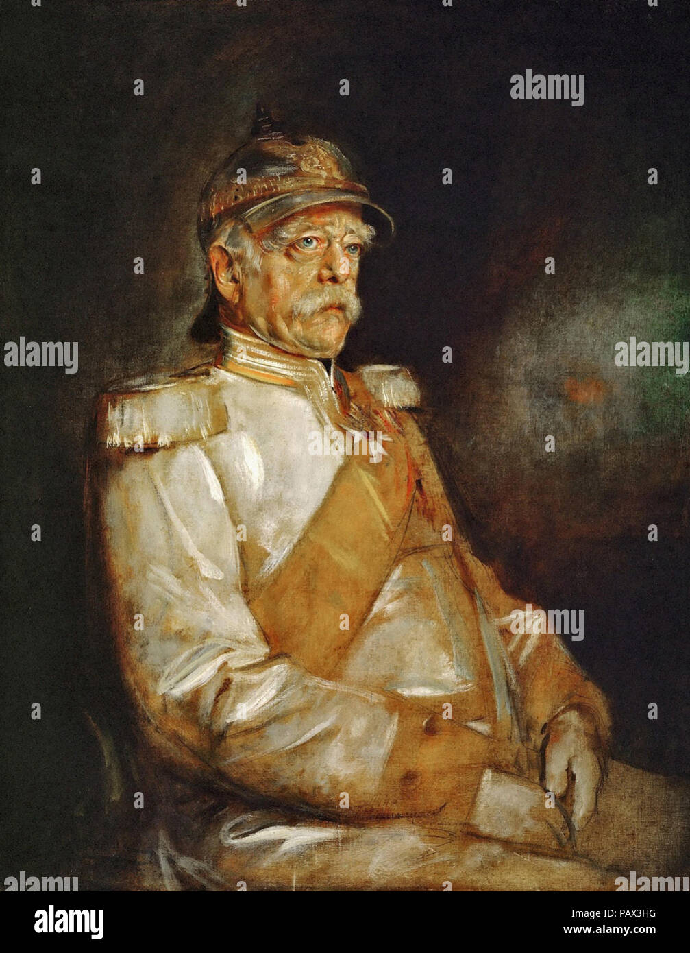 Lenbach Franz Von - Portrait of Fücrst Otto Von Bismarck 11 Stock Photo ...