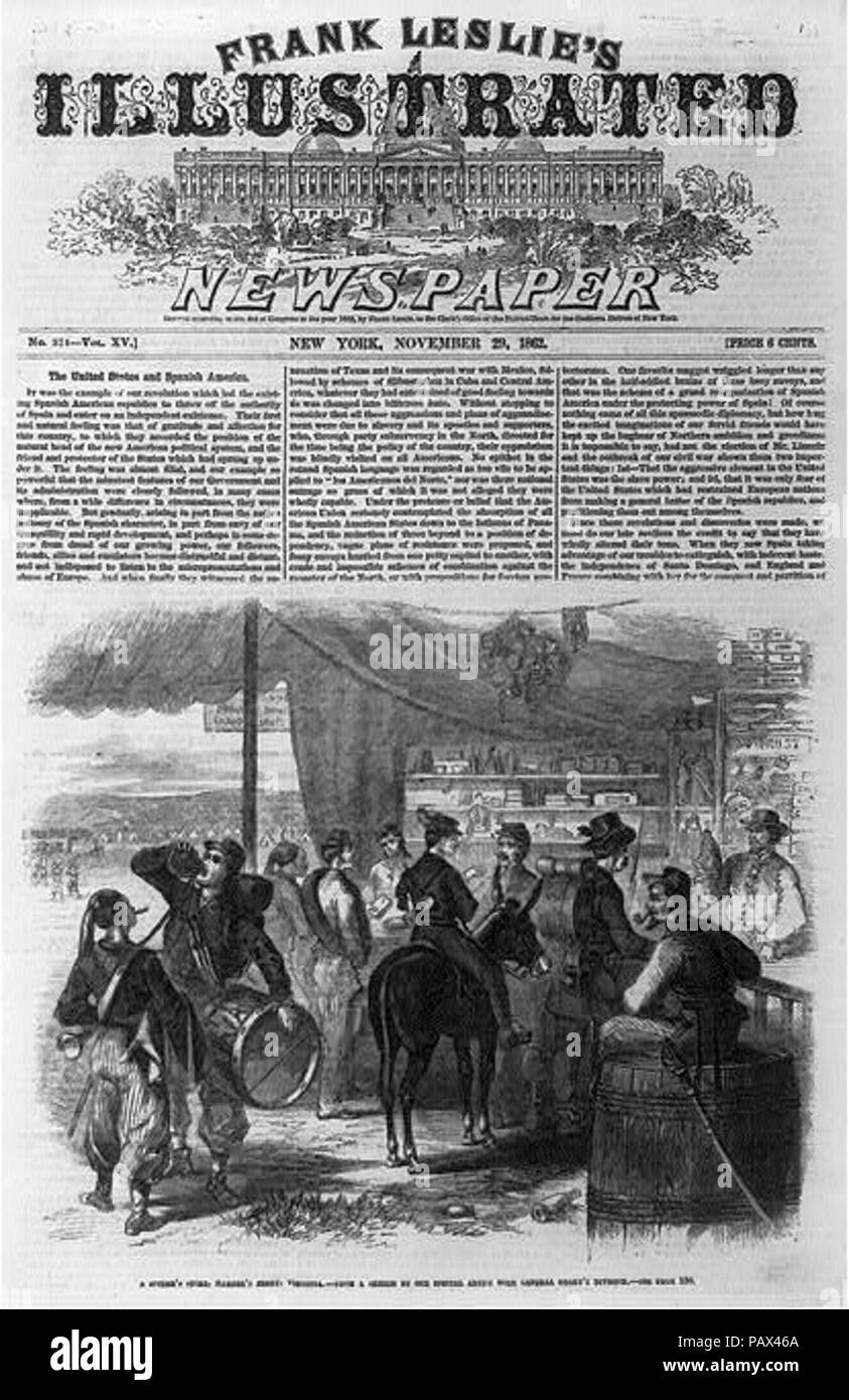 A sutler's store, Harper's Ferry, Virginia (soldiers of Gen. Geary's ...