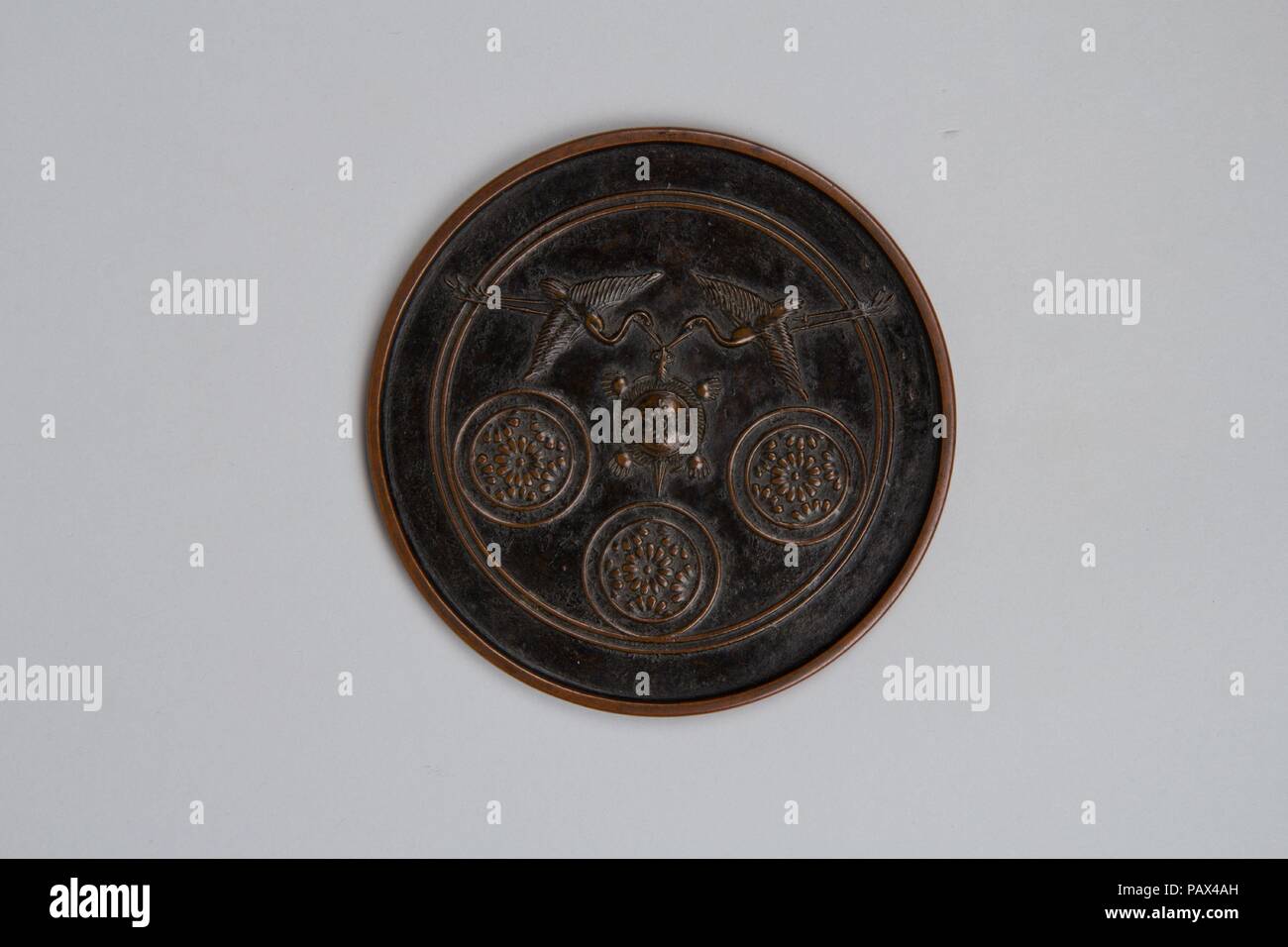 Mirror. Culture: Japan. Dimensions: Diam. 5 1/2 in. (14 cm). Museum ...