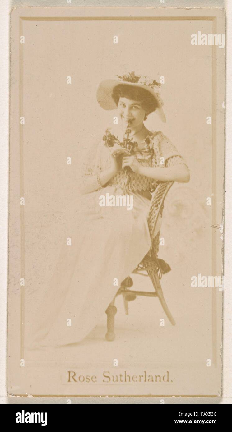 Miss Rose Sutherland, from the Actresses series (N245) issued by Kinney ...
