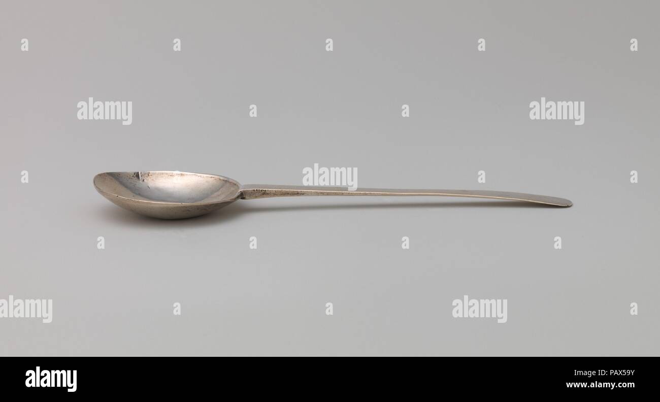 Spoon. Culture: American. Dimensions: 7/16 x 7 1/8 in. (1.1 x 18.1 cm ...