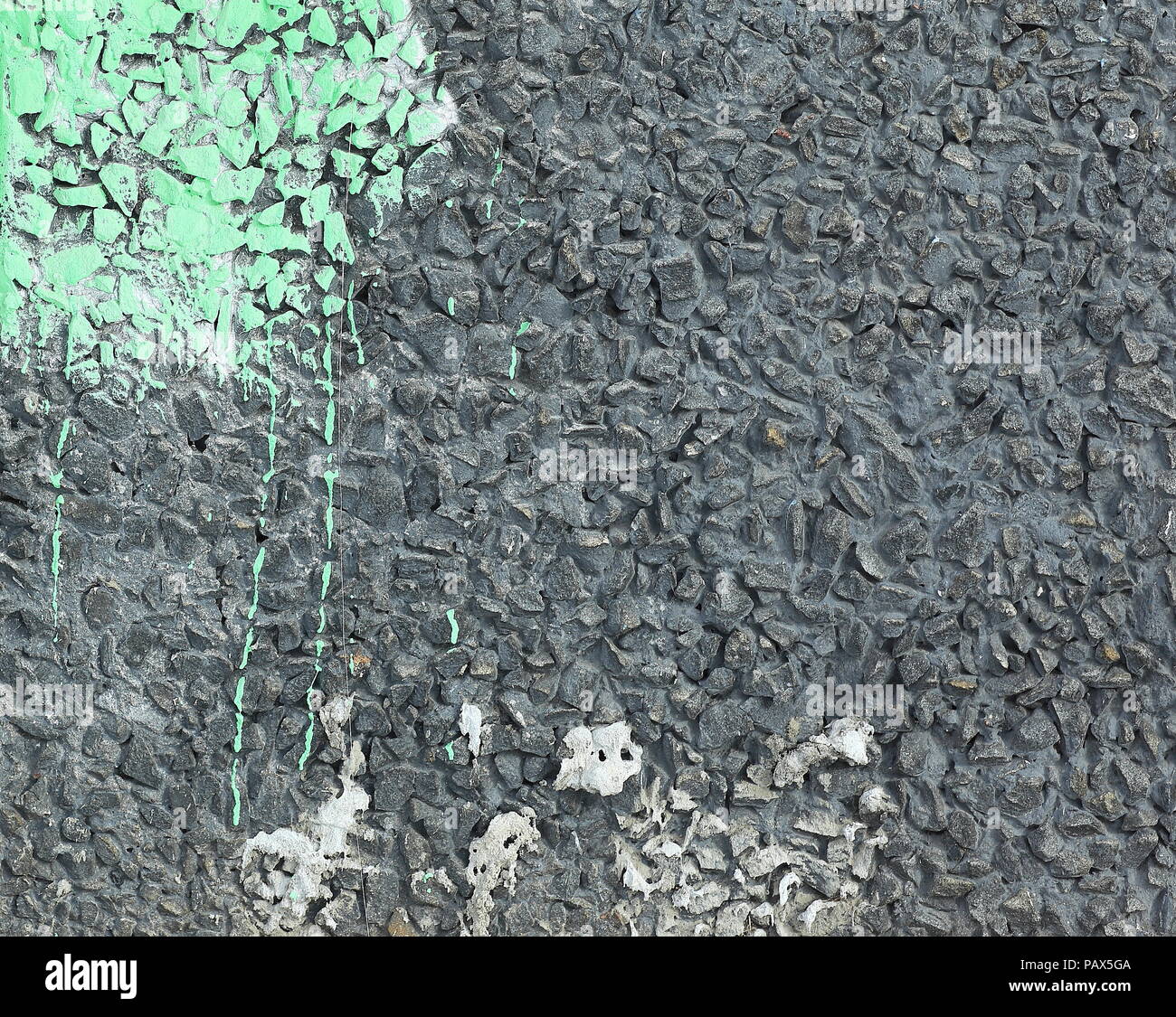 Floor pavement made of small black stone Stock Photo - Alamy
