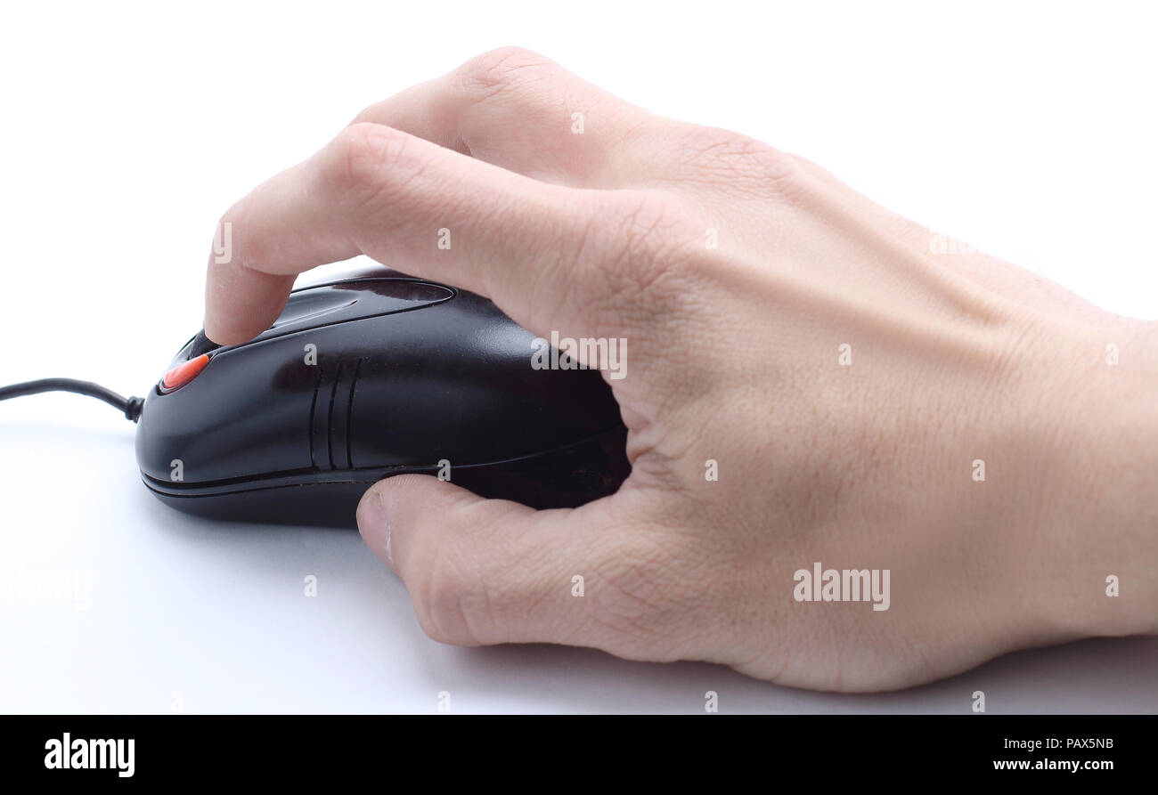 Hand mouse cursor on white hi-res stock photography and images - Alamy