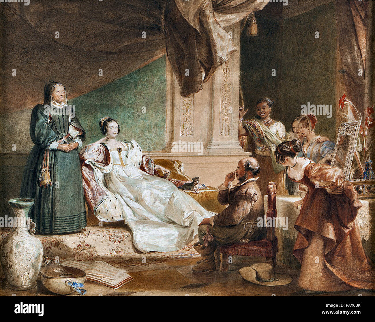 Leslie Charles Robert - Sancho Panza in the Apartment of the Duchess 1 ...