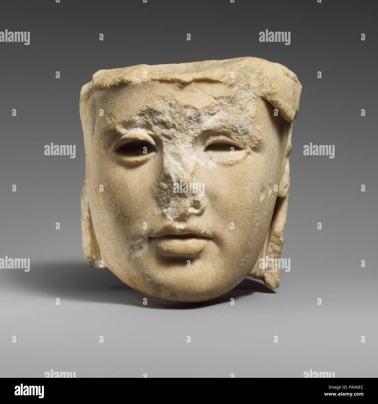 Marble head of Athena: The so-called Athena Medici. Culture: Roman ...