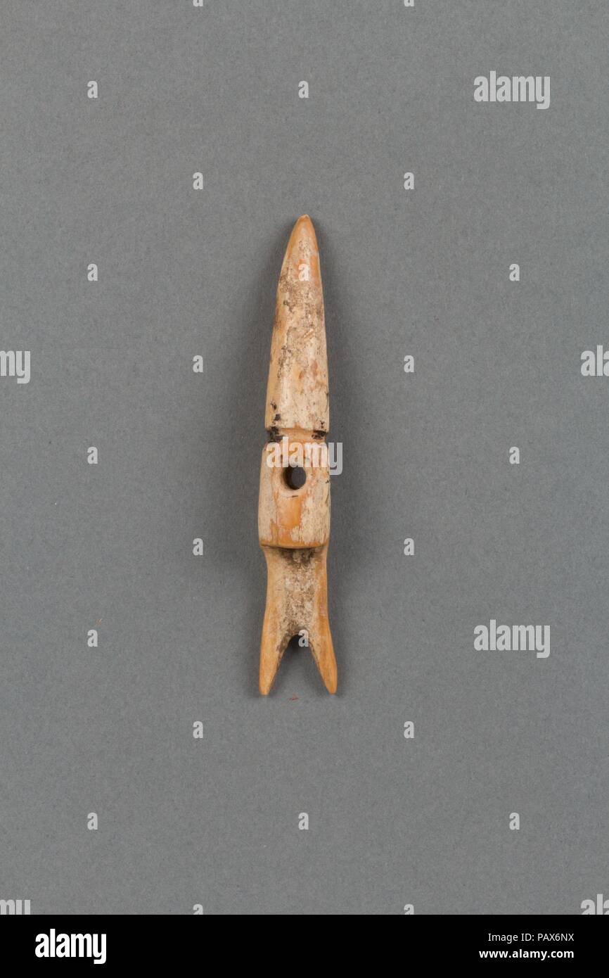 Bone. Culture: Japan. Dimensions: W. 1/2 in. (1.3 cm); L. 3 in. (7.6 cm ...