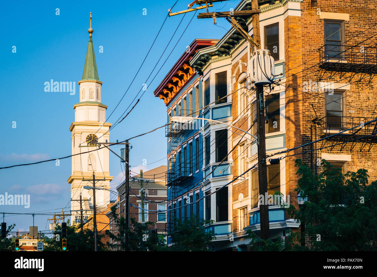 Architecture in Over-The-Rhine, Cincinnati, Ohio Stock Photo - Alamy