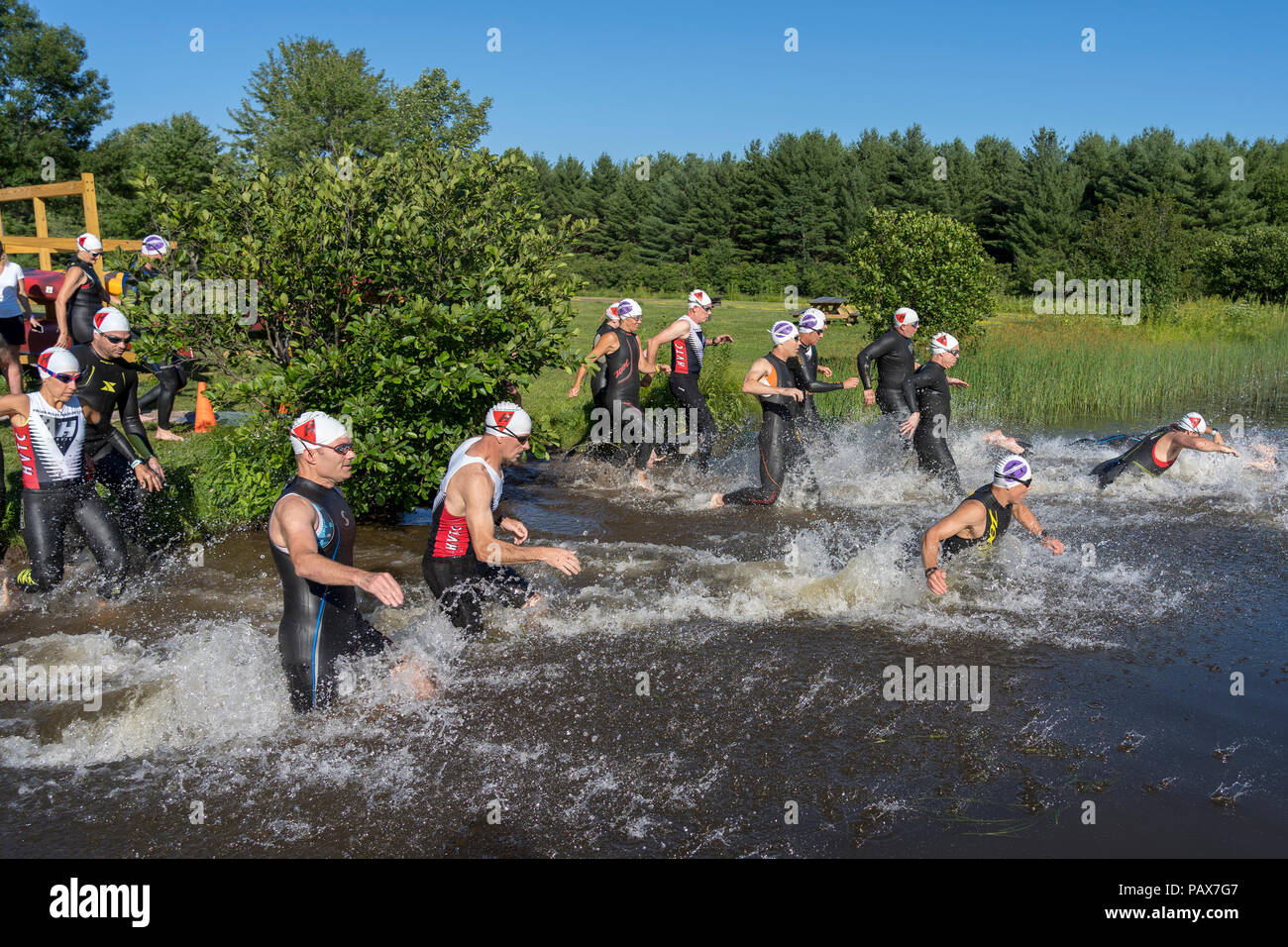 HVTC Summer Tri Series Race #2 Stock Photo - Alamy
