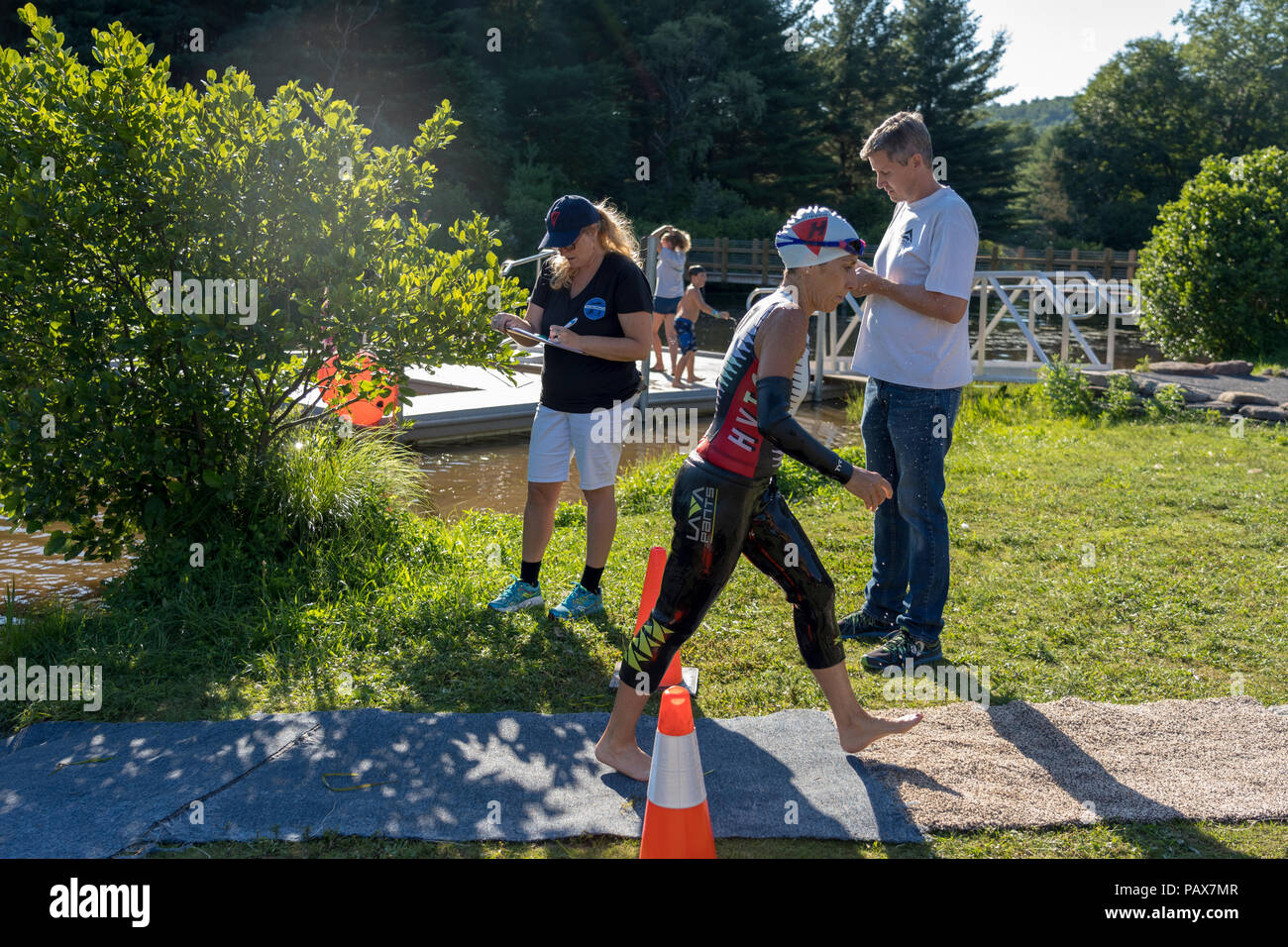 HVTC Summer Tri Series Race #2 Stock Photo - Alamy