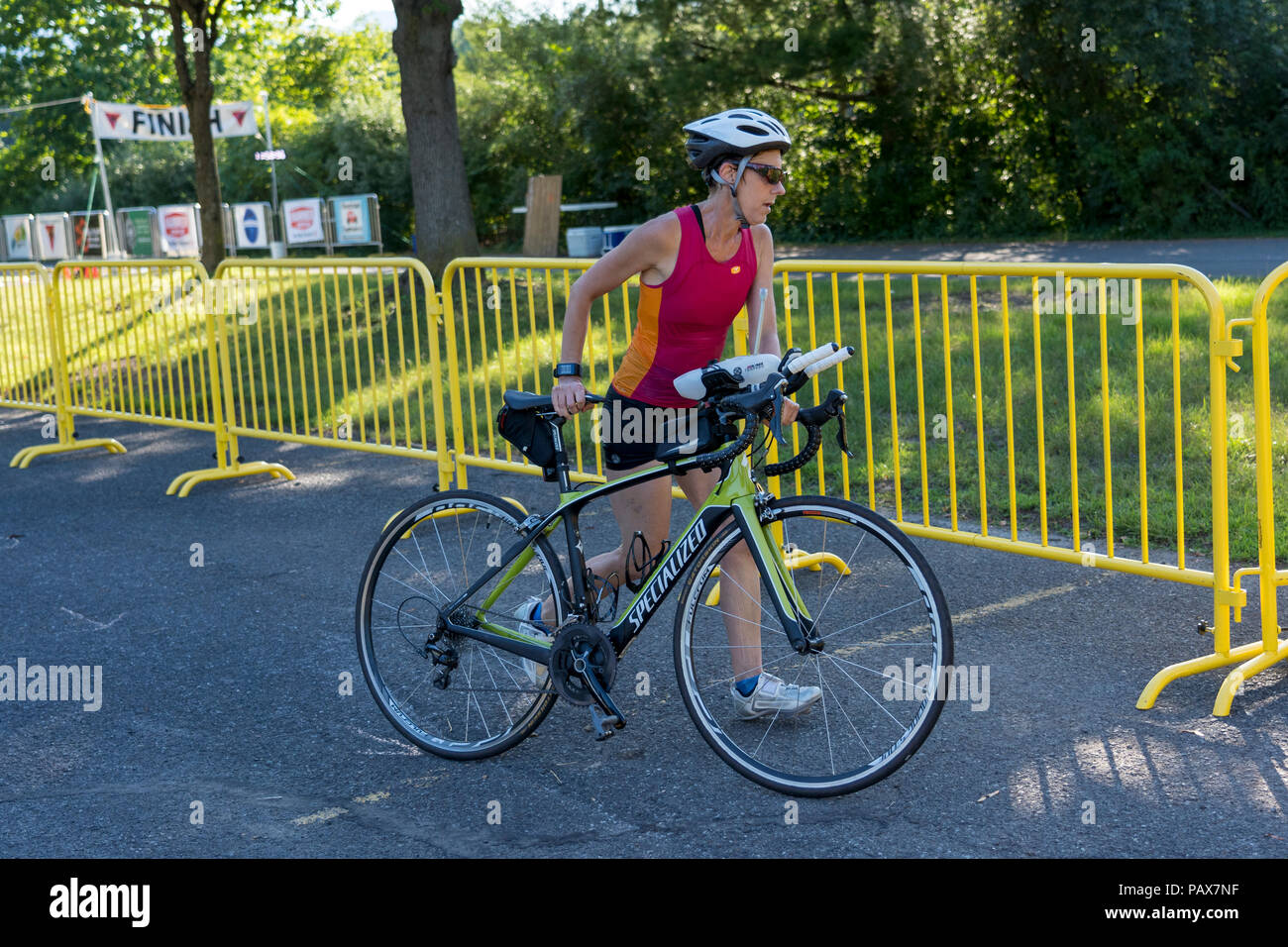 HVTC Summer Tri Series Race #2 Stock Photo - Alamy