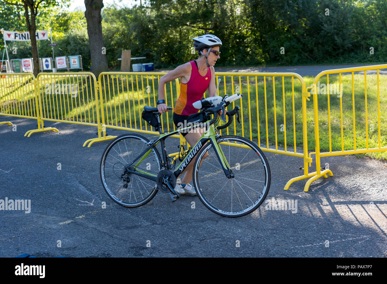 HVTC Summer Tri Series Race #2 Stock Photo - Alamy