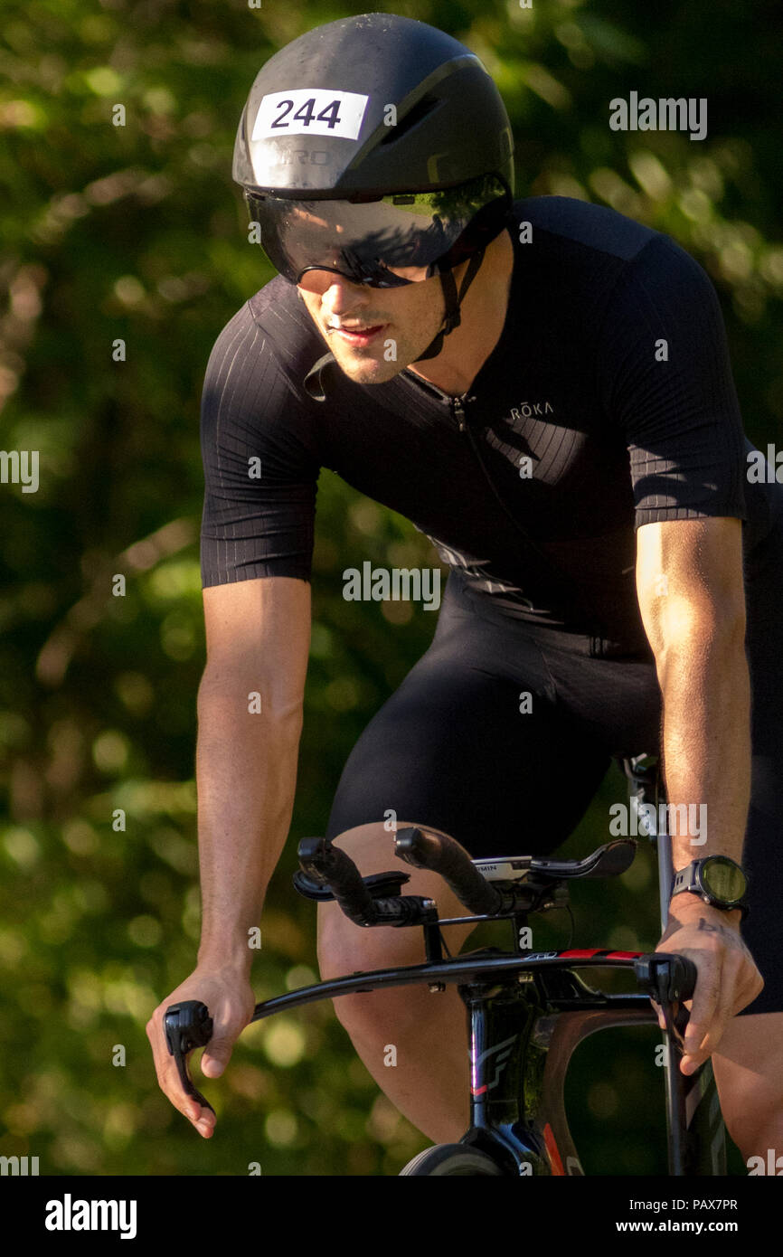 HVTC Summer Tri Series Race #2 Stock Photo - Alamy
