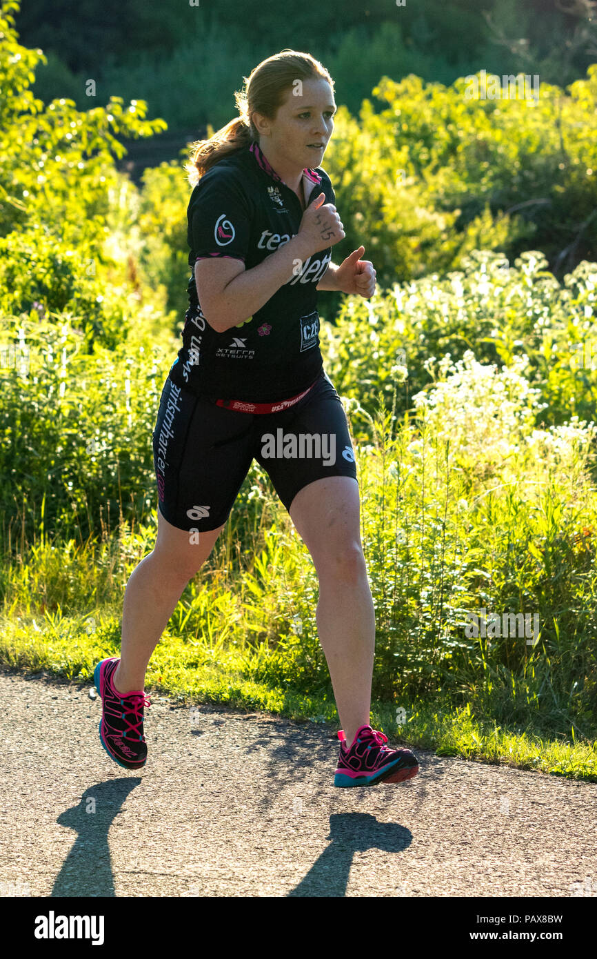 HVTC Summer Tri Series Race #2 Stock Photo - Alamy