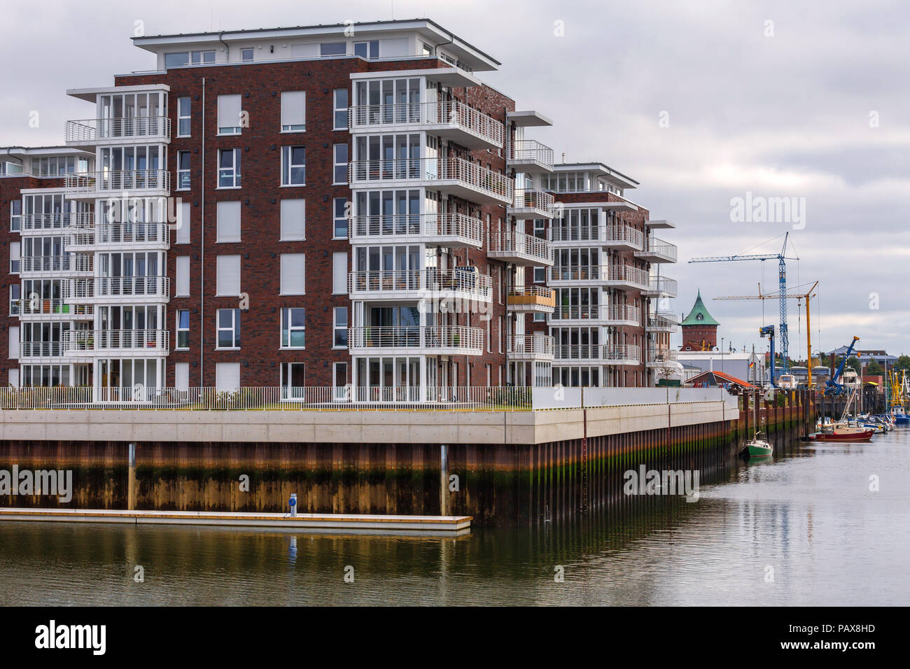 cuxhaven port city germany Stock Photo - Alamy