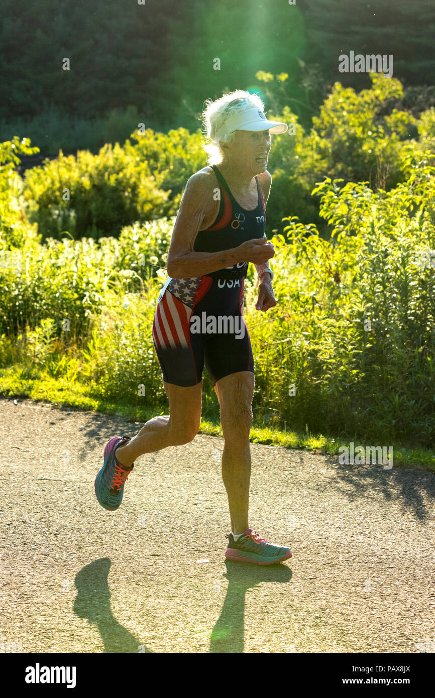 HVTC Summer Tri Series Race #2 Stock Photo - Alamy