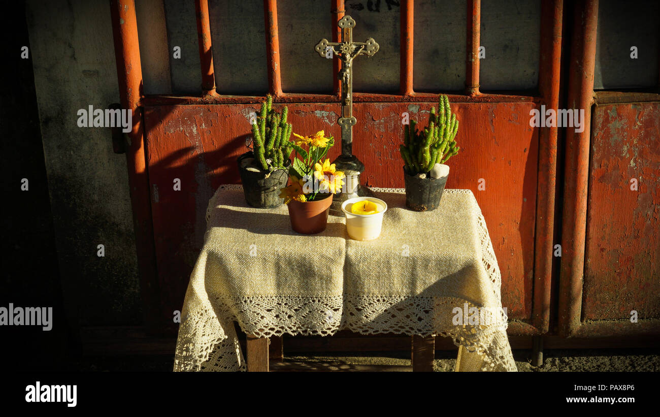Home altar catholic hi-res stock photography and images - Alamy