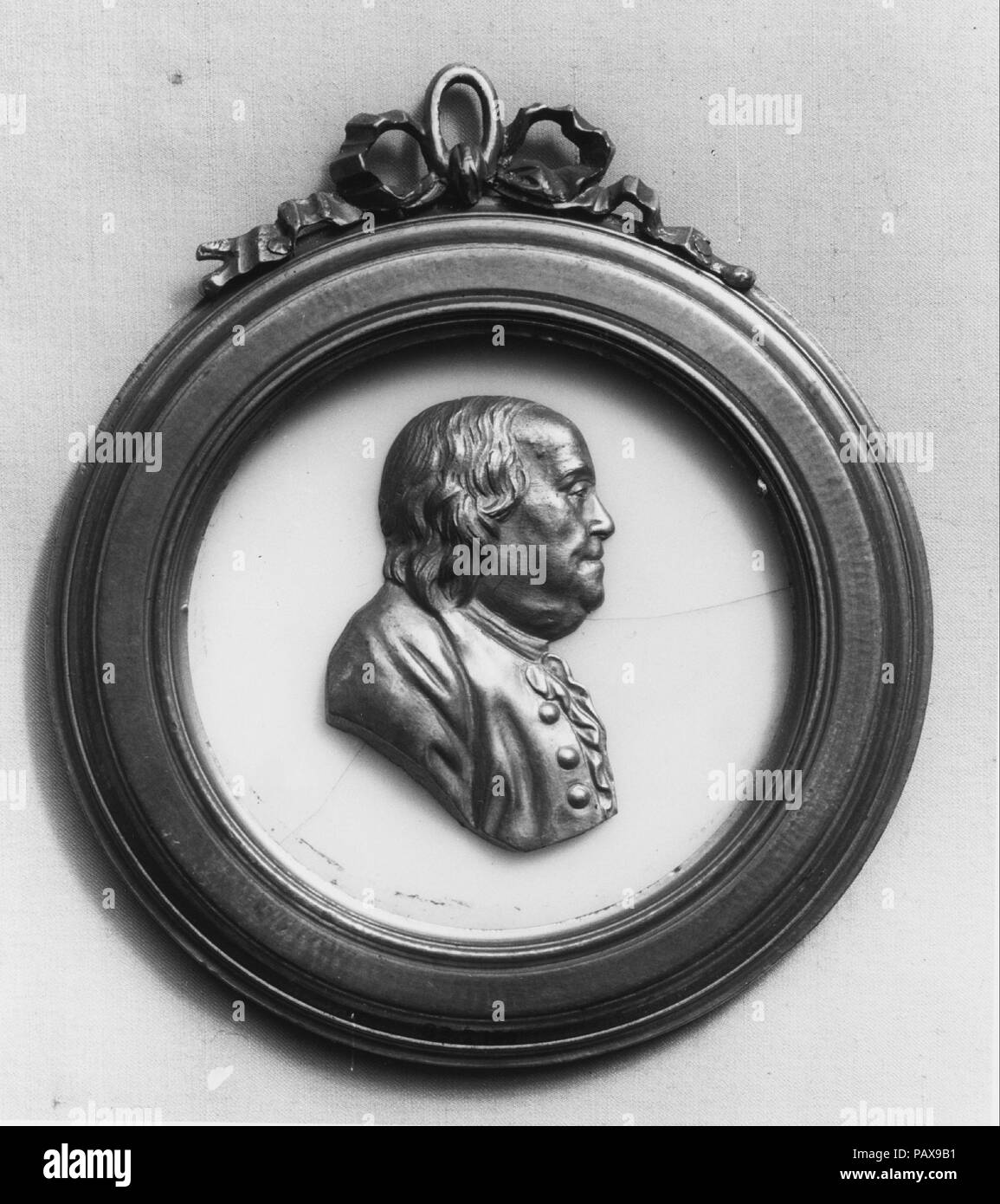 Plaque. Dimensions: Diam. 4 in. (10.2 cm). Date: 1870-1900. Museum ...