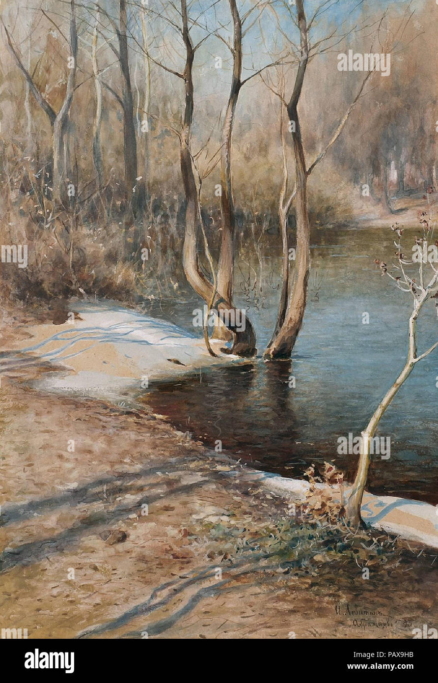 Levitan spring hi-res stock photography and images - Alamy