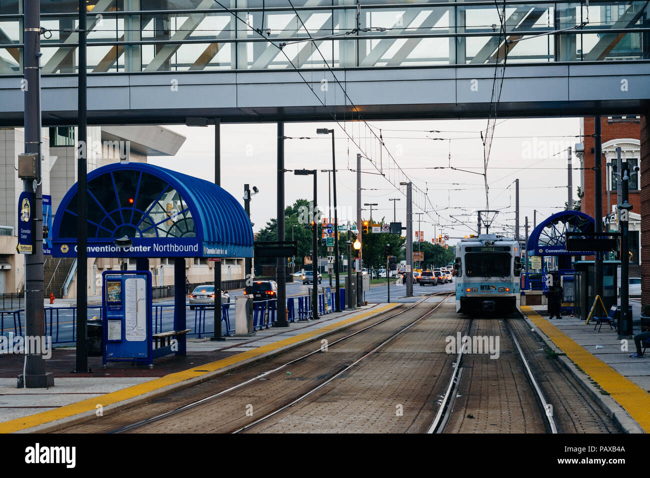 Baltimore light rail hi-res stock photography and images - Alamy