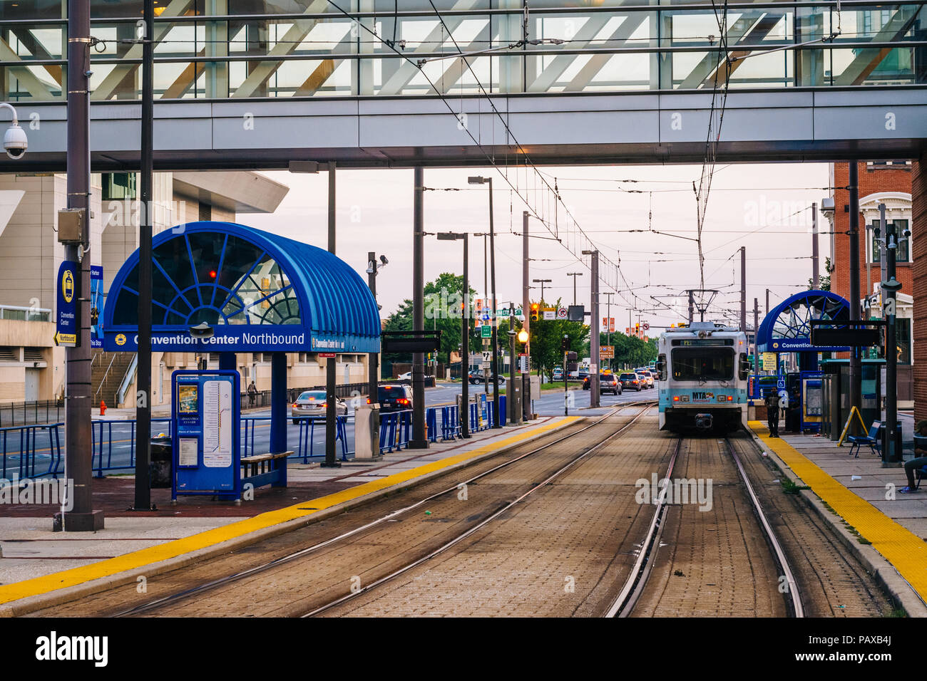 Baltimore light rail hi-res stock photography and images - Alamy