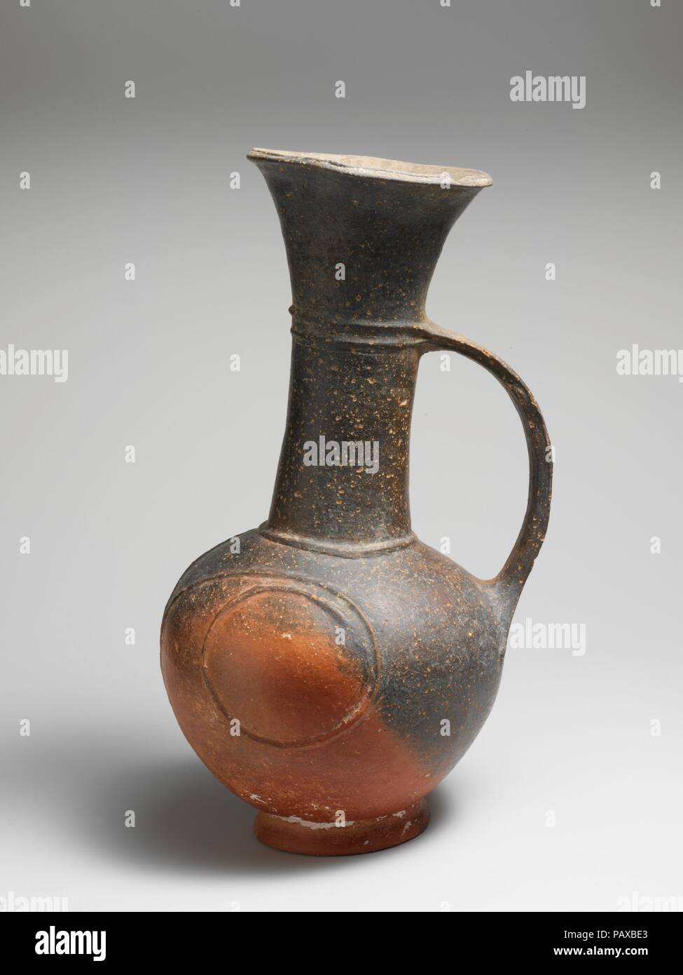 Terracotta jug. Culture: Cypriot. Dimensions: H. 11 3/16 in. (28.4 cm ...