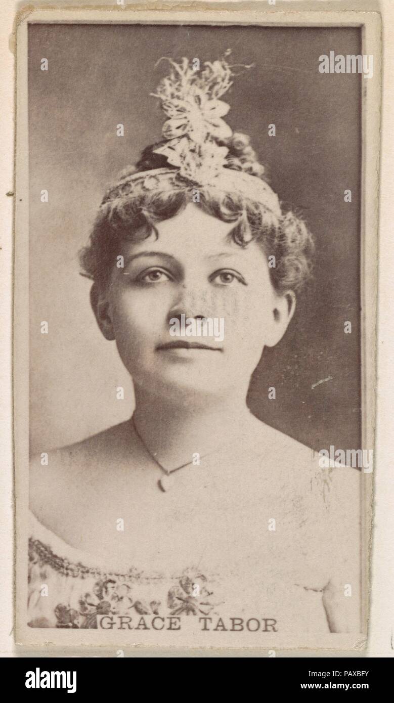 Grace Tabor, from the Actresses series (N245) issued by Kinney Brothers ...