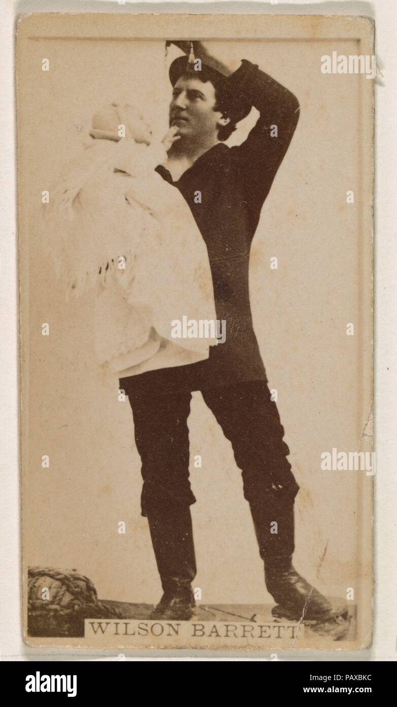 Wilson Barrett, from the Actresses series (N245) issued by Kinney ...