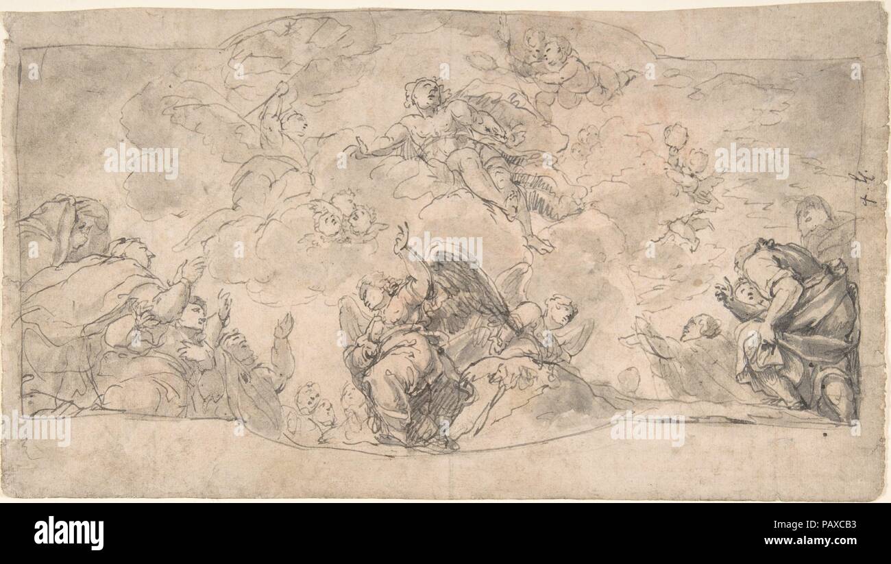 The Ascension of Christ. Artist: Hans Georg Asam (German, Rott am Inn ...