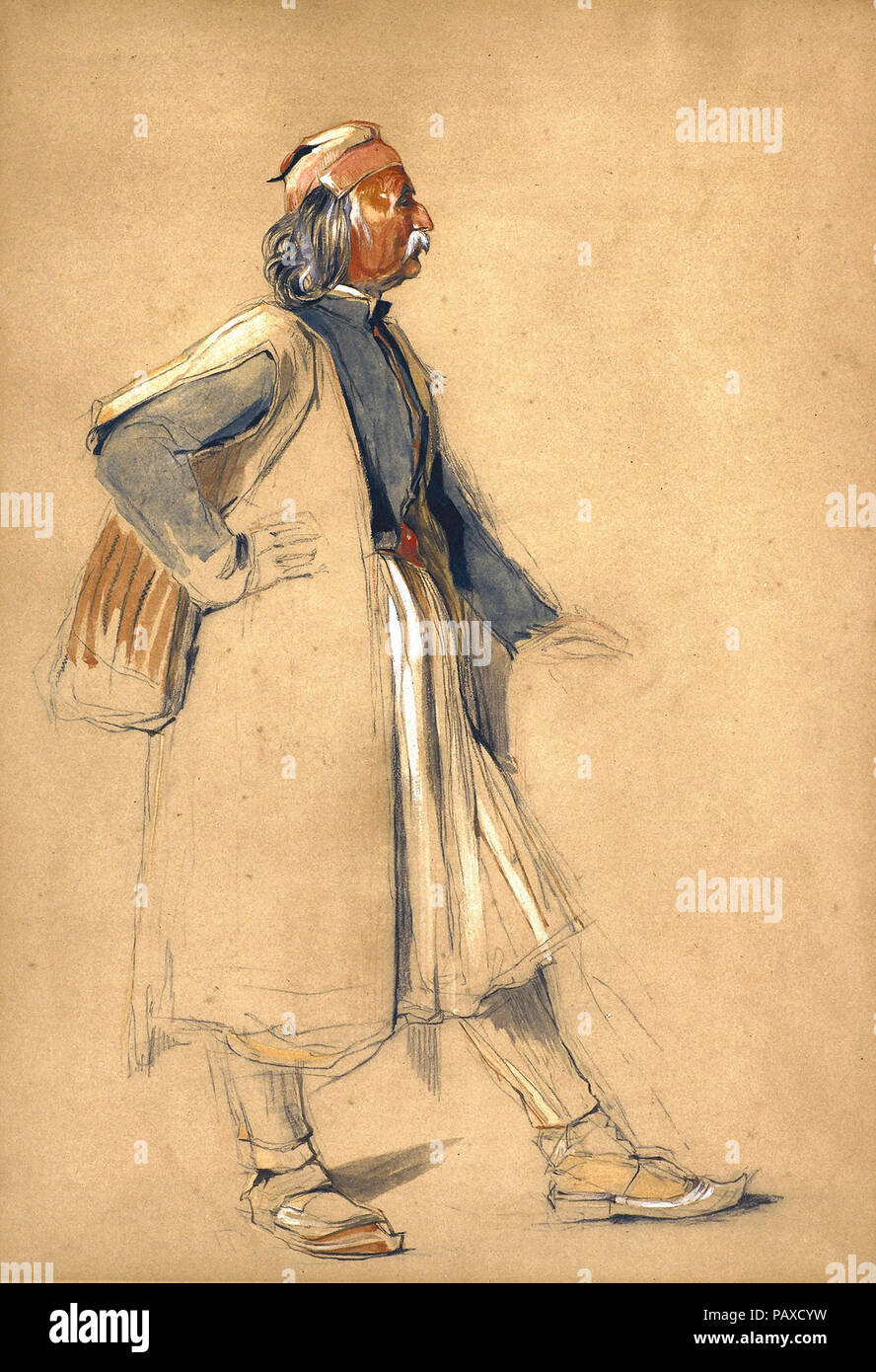 Lewis John Frederick - an Old Suliote Stock Photo - Alamy