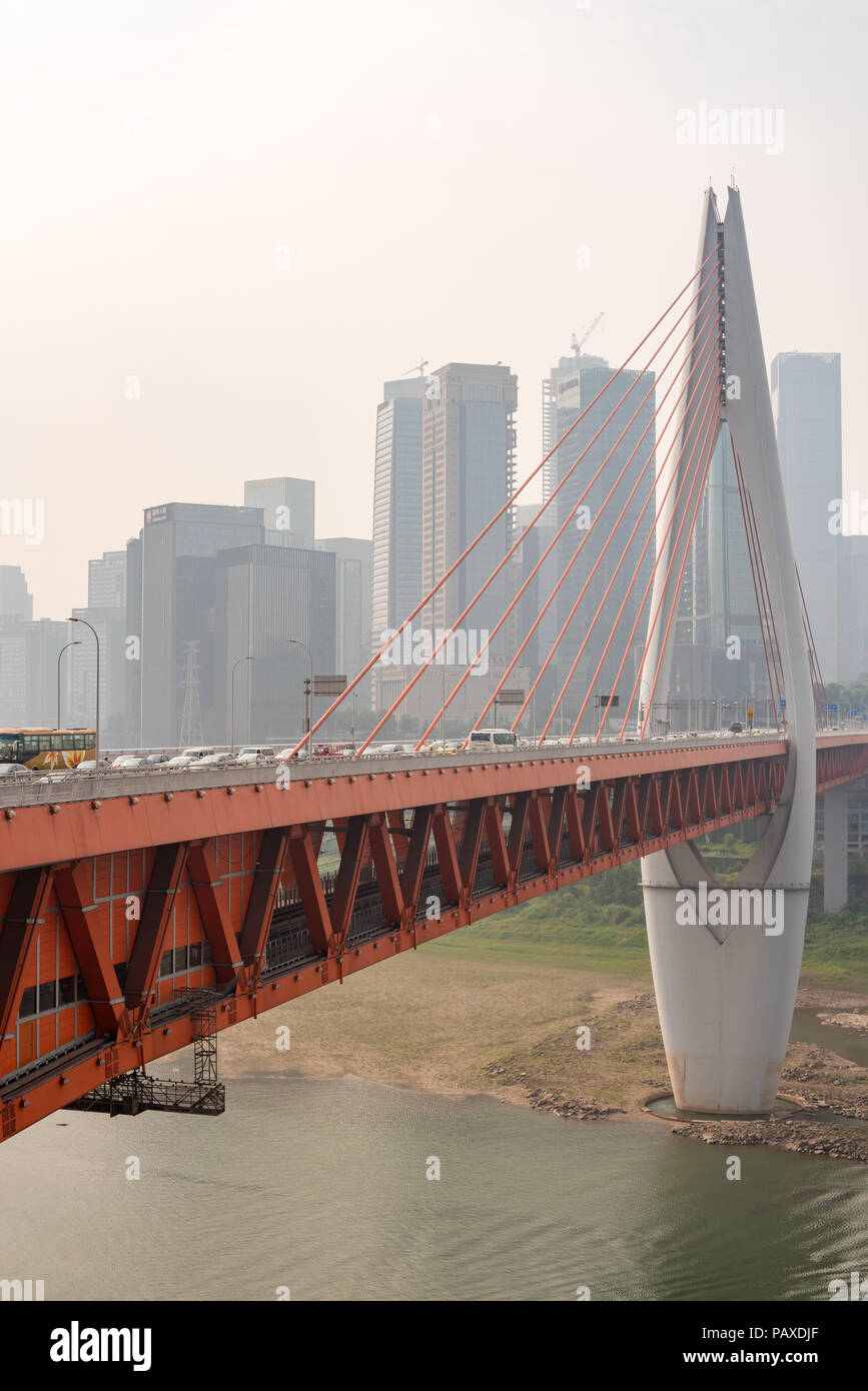 Chongqing yangtze river bridge hi-res stock photography and images - Alamy