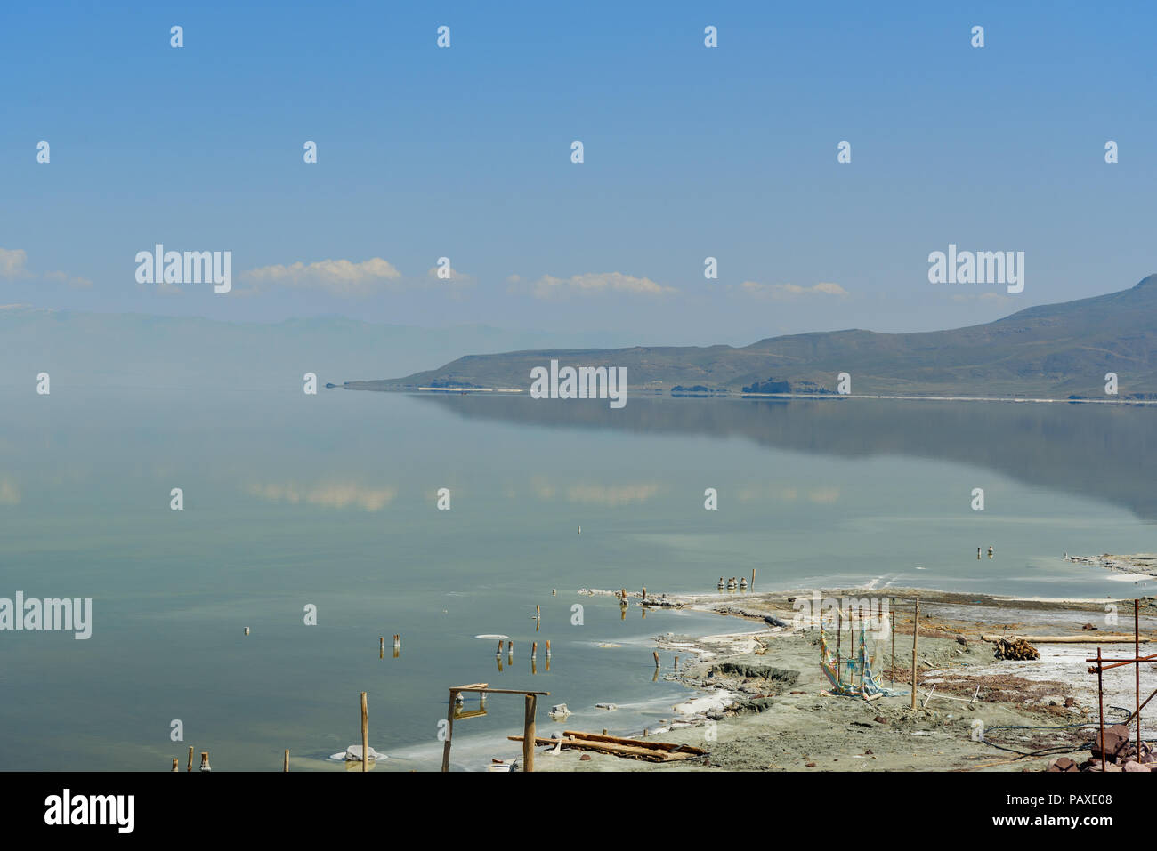 Urmia Salt Lake. it was the largest lake in the Middle East, now on the ...