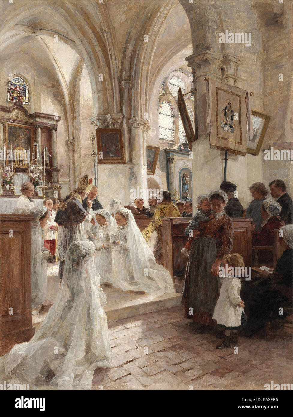 Leon augustin la confirmation hi-res stock photography and images - Alamy