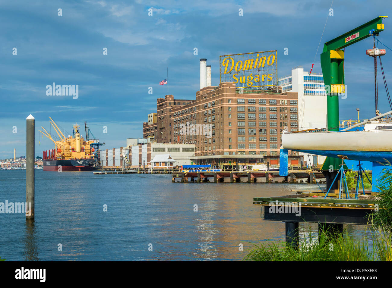 The Domino Sugars Factory, in Baltimore, Maryland Stock Photo - Alamy