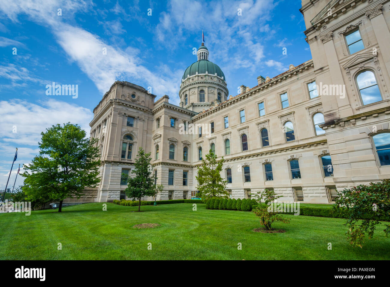 The Indiana State House in Indianapolis, Indiana Stock Photo - Alamy