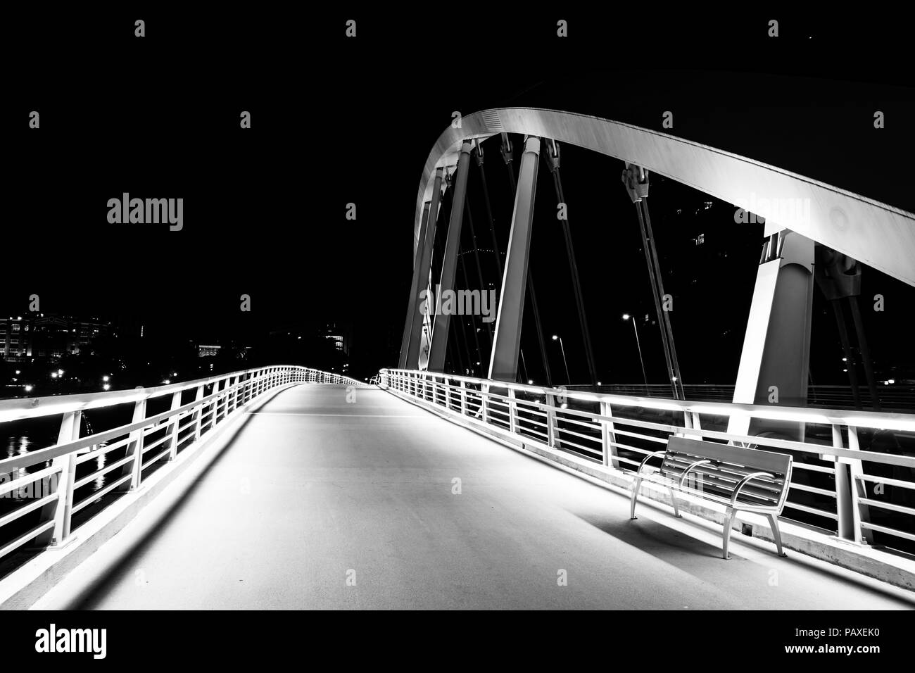 The Main Street Bridge at night, in Columbus, Ohio Stock Photo - Alamy