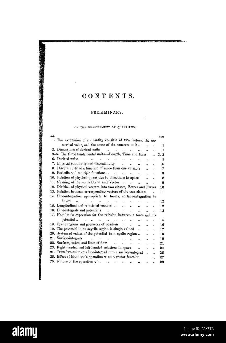 A Treatise on Electricity and Magnetism Volume 1 015 Stock Photo - Alamy