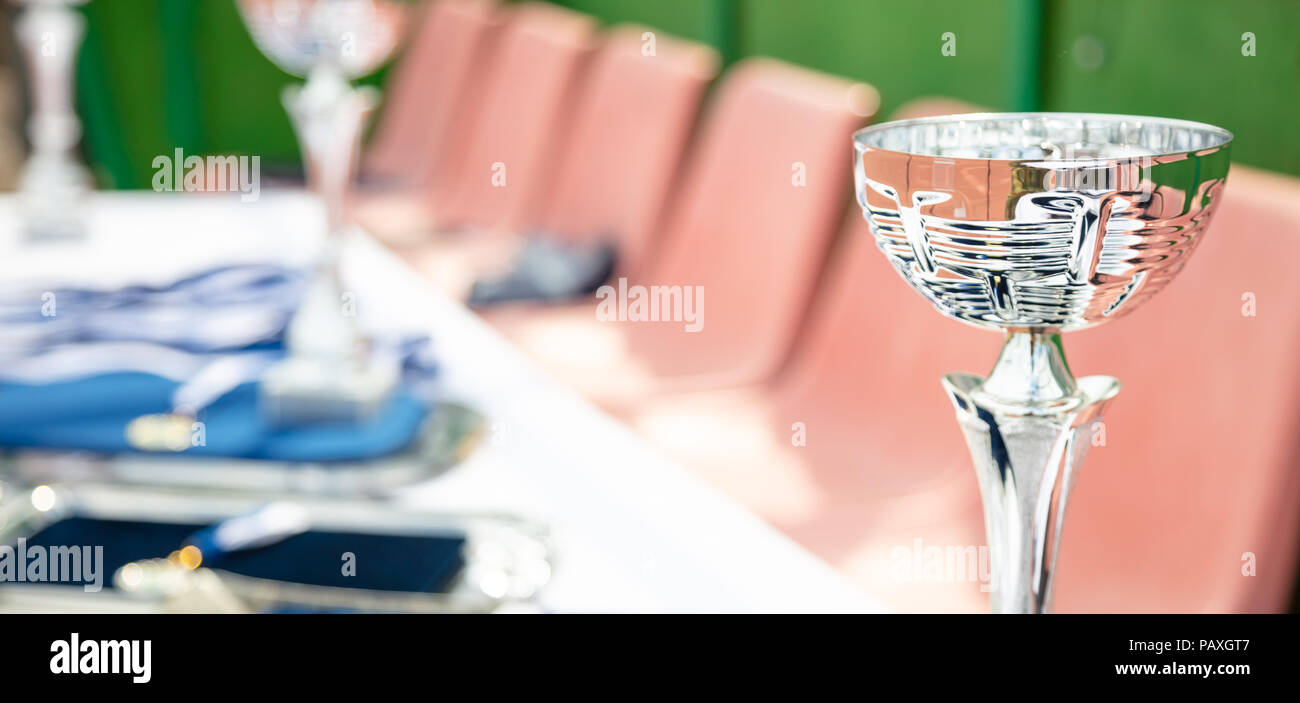 Sports award trophy table hi-res stock photography and images - Alamy