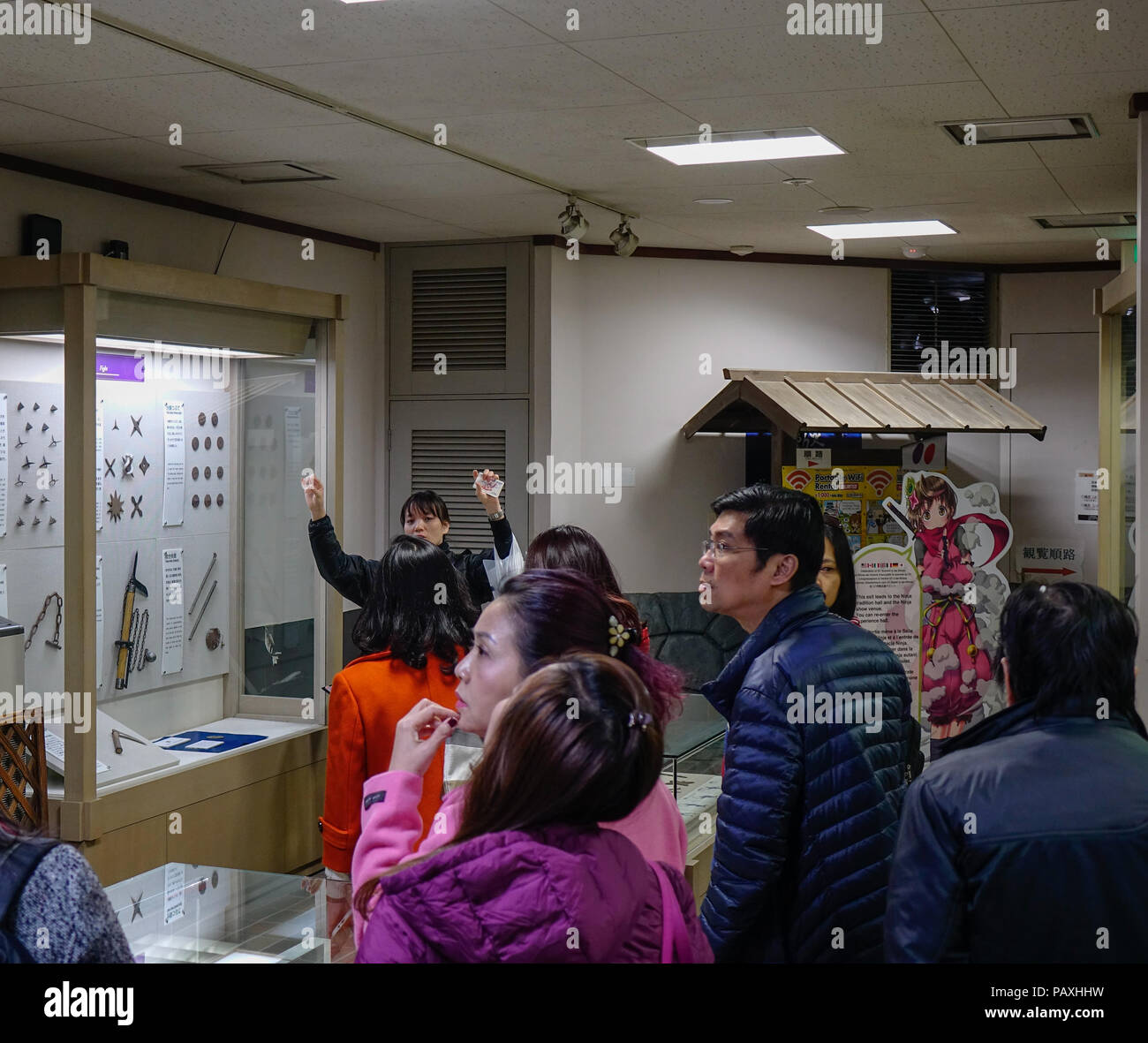 Nagoya, Japan - Mar 17, 2018. People visit Ninja Museum in Nagoya ...