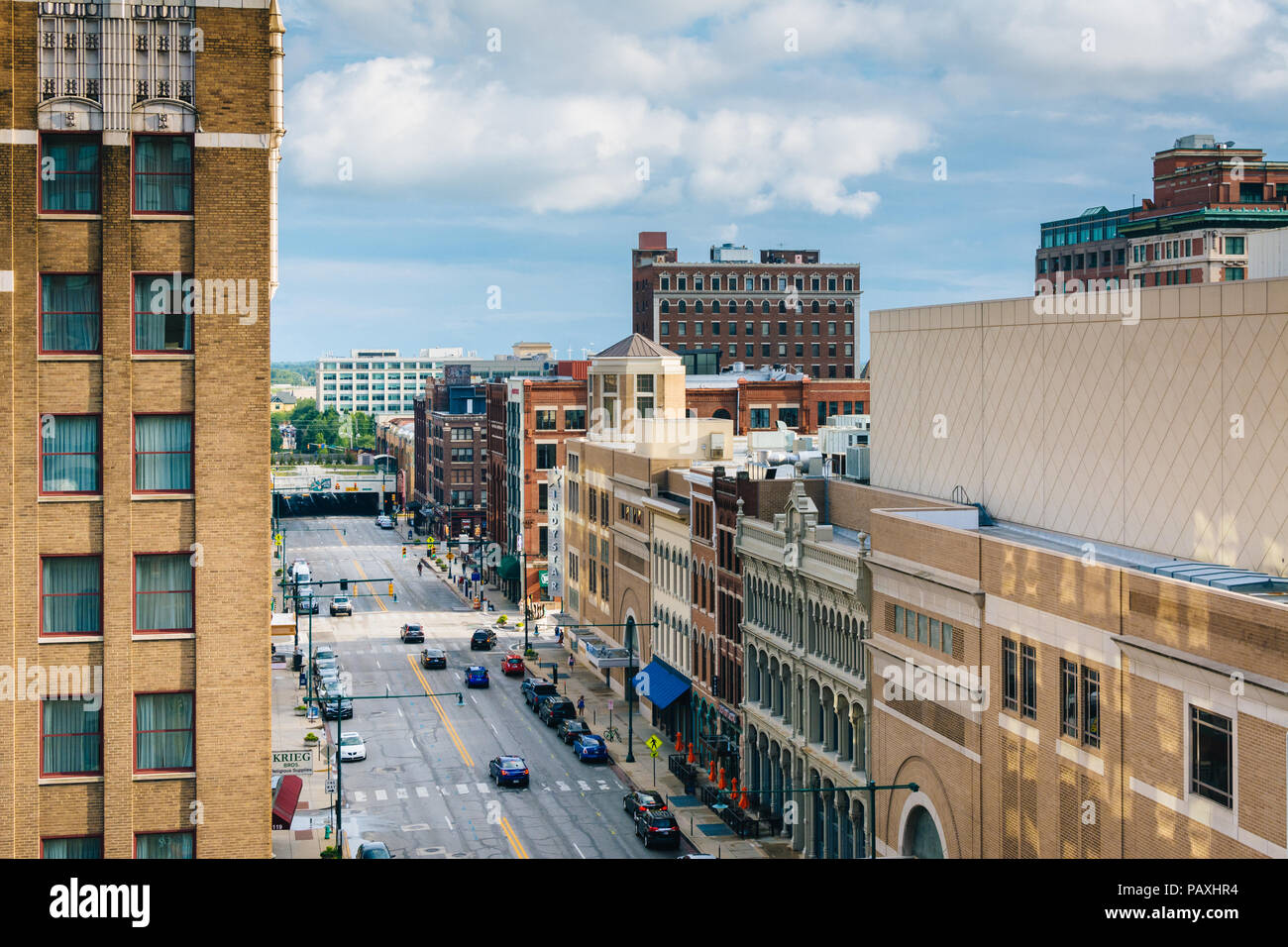 Indiana view downtown hi-res stock photography and images - Alamy