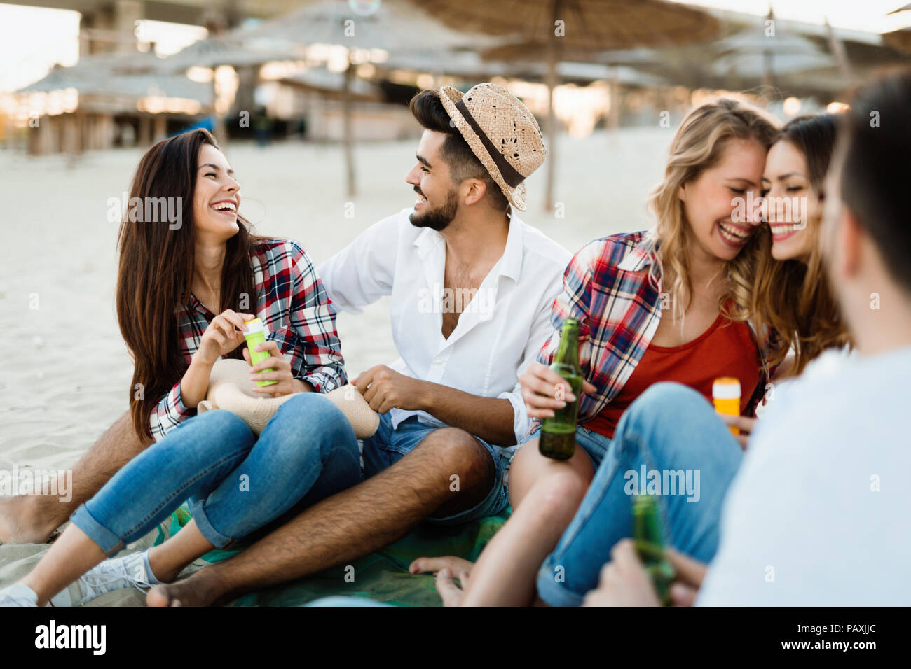 Group of diverse young people hi-res stock photography and images - Alamy