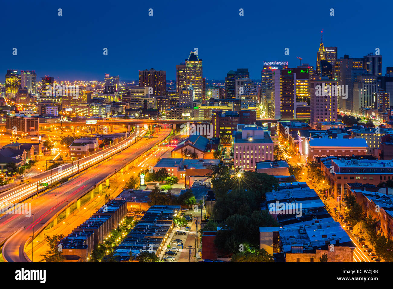 Downtown Baltimore Maryland
