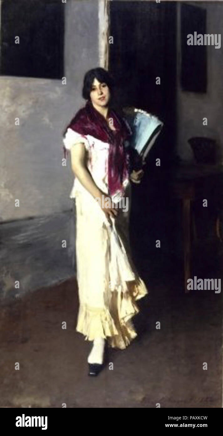 A Venetian Woman by John Singer Sargent 1882 Stock Photo - Alamy