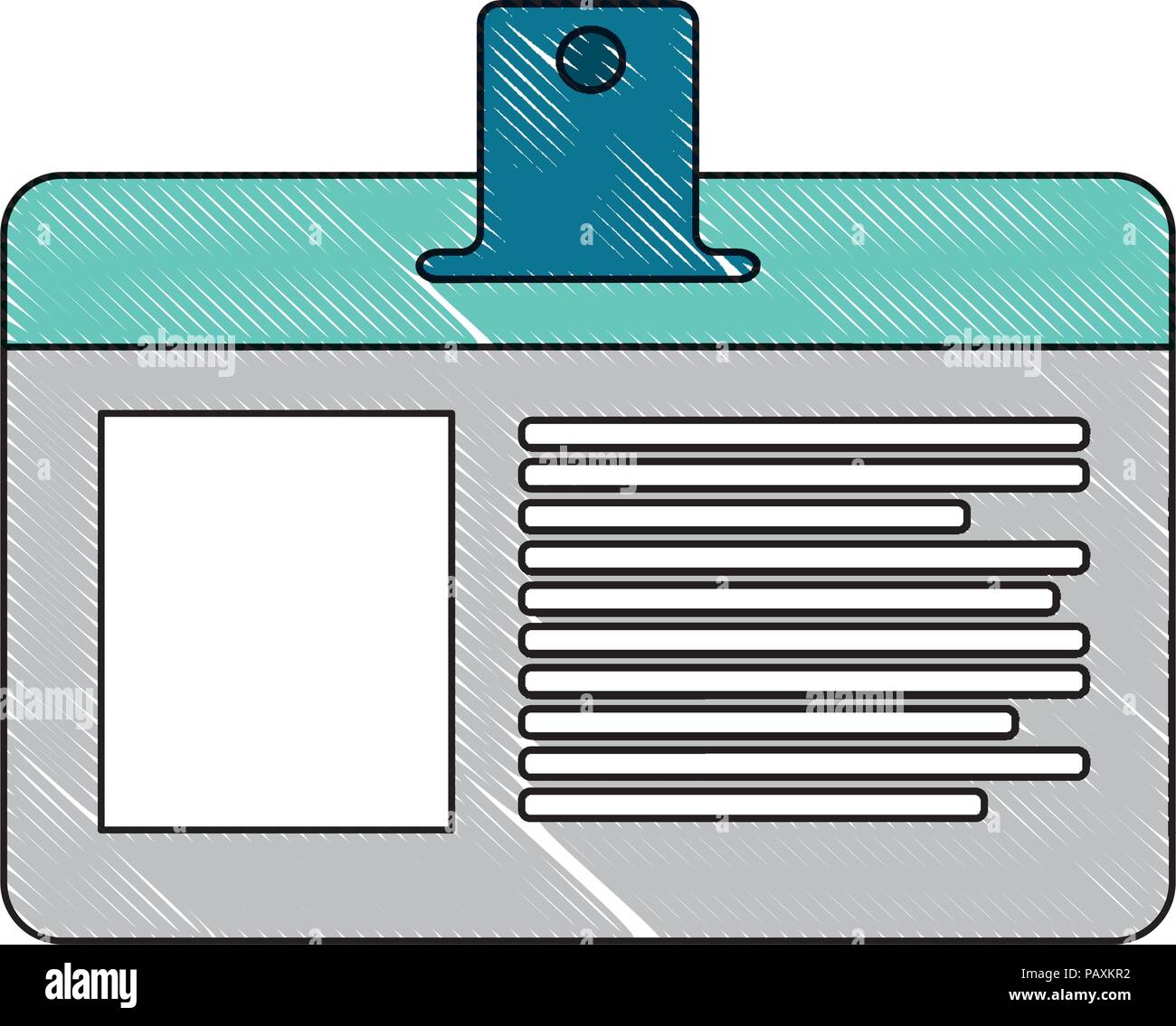 badge ID document isolated icon Stock Vector Image & Art - Alamy