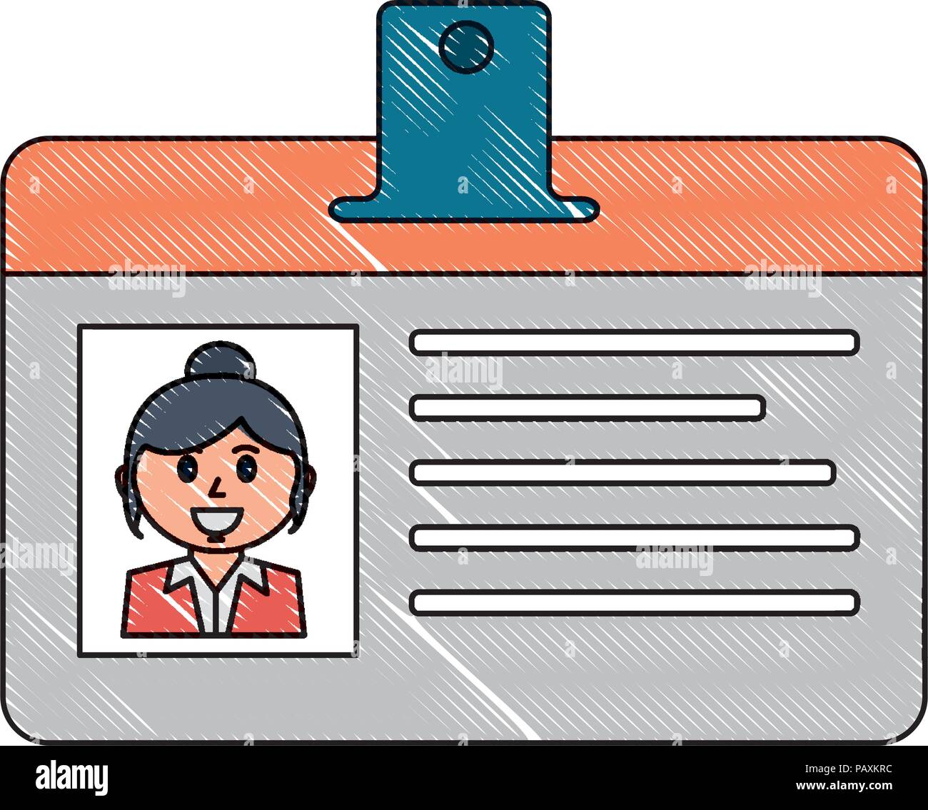 Name badge woman Stock Vector Images - Alamy