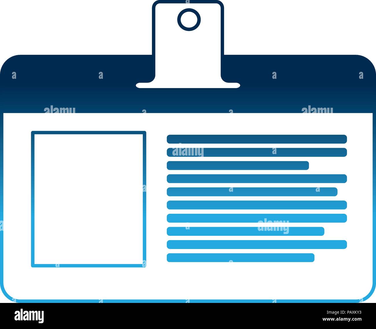 badge ID document isolated icon Stock Vector Image & Art - Alamy