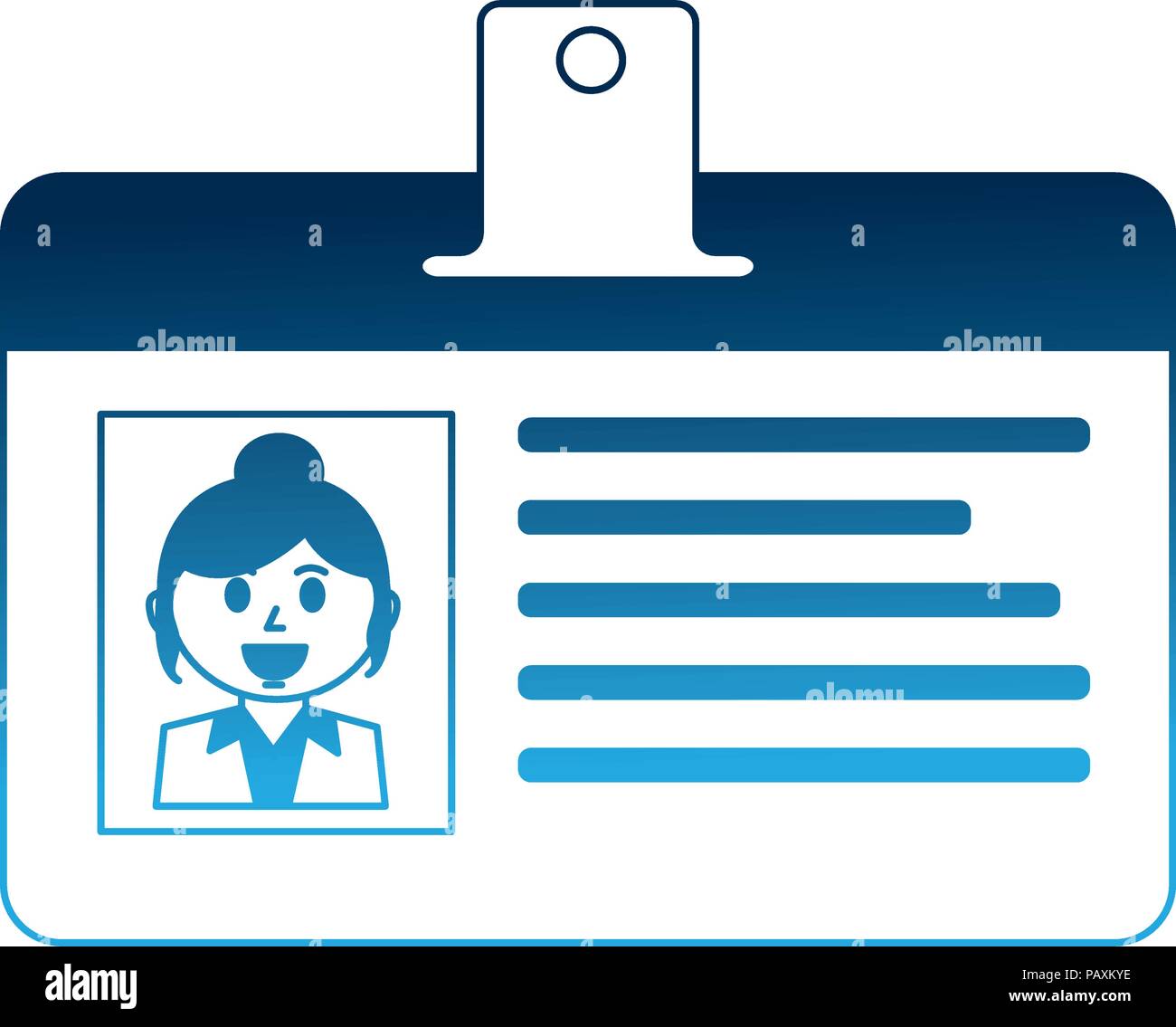 Name badge woman Stock Vector Images - Alamy