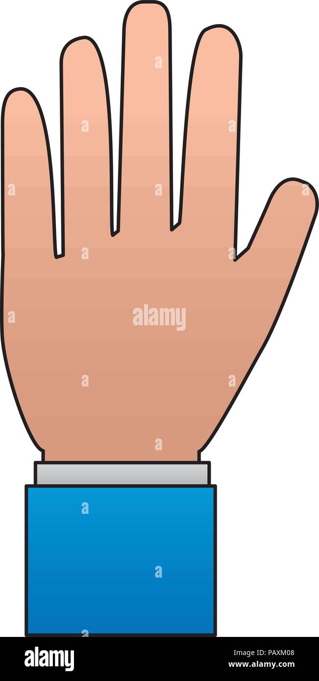 hand human stop icon Stock Vector Image & Art - Alamy
