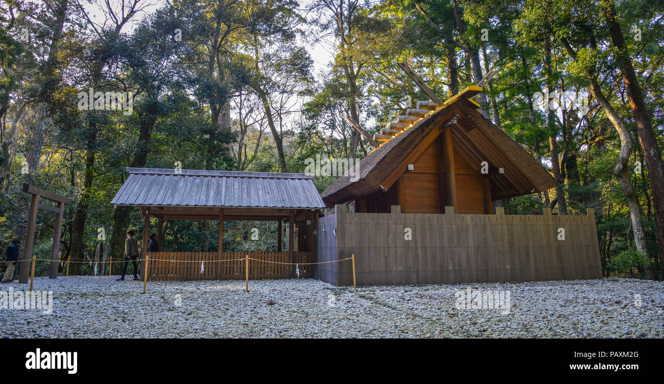 Nagoya, Japan - Mar 17, 2018. Part of Ise Shrine (Ise Jingu) in Nagoya ...