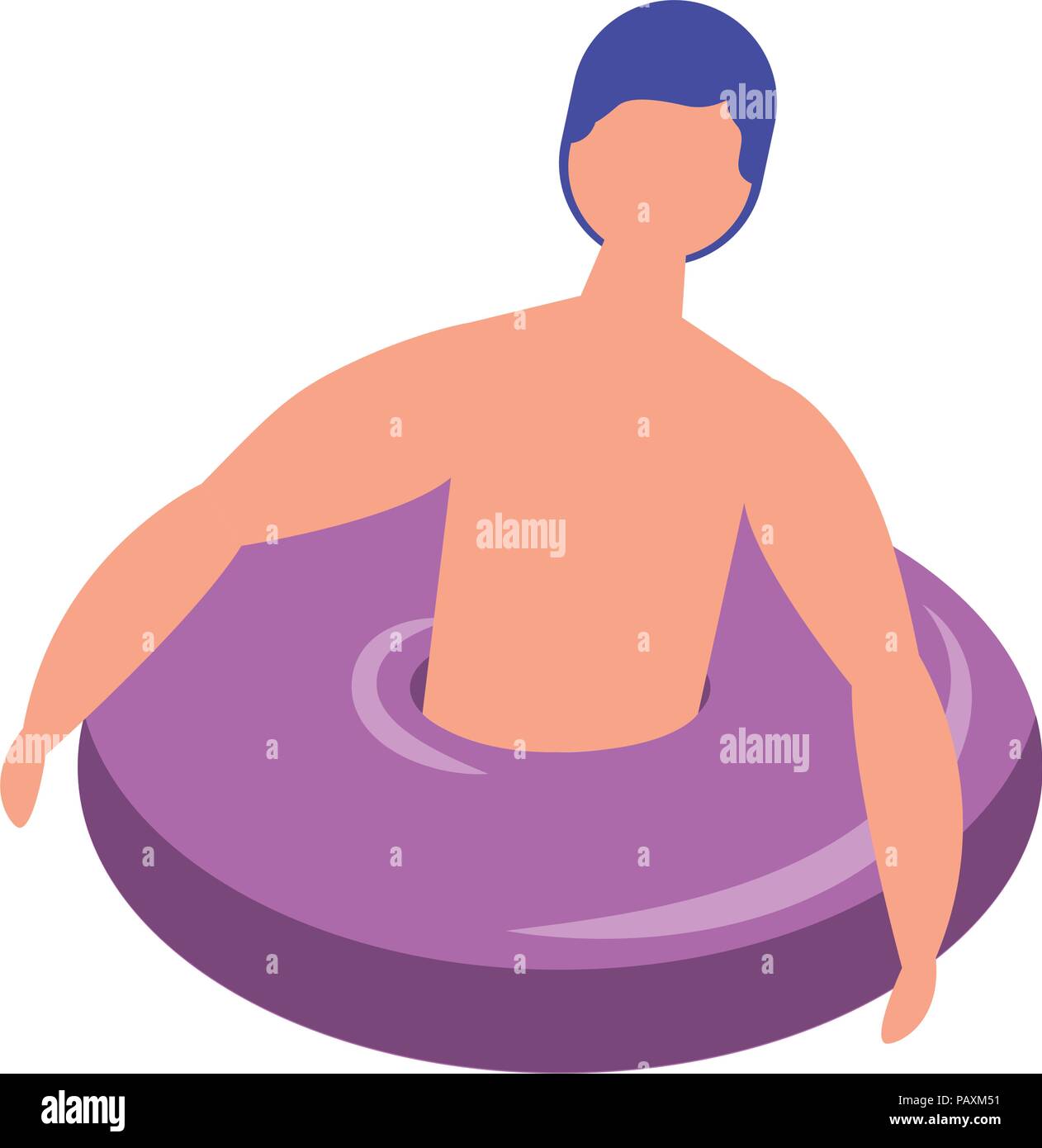 Person float Stock Vector Images - Alamy